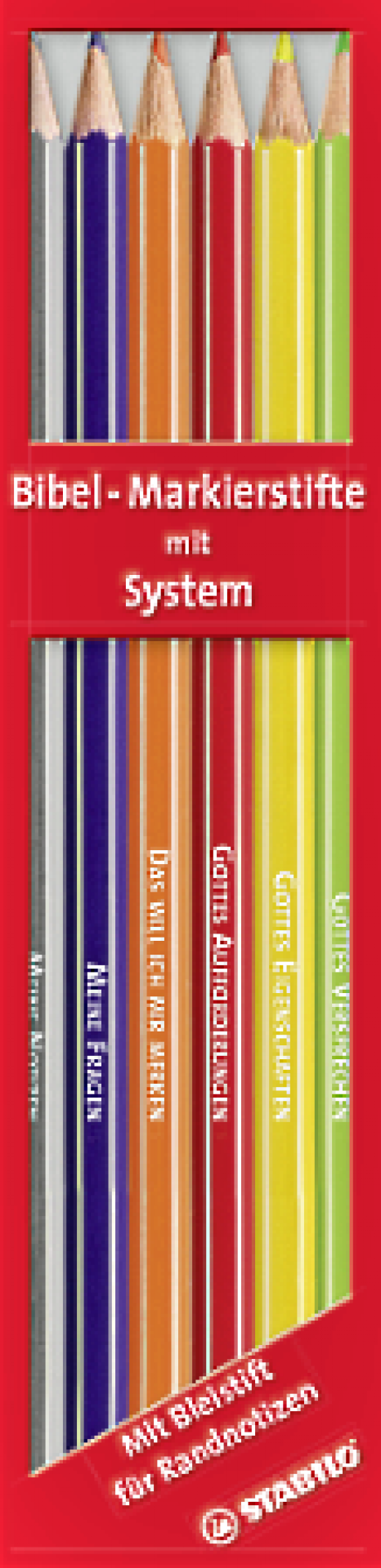 Bibel-Markierstifte mit System